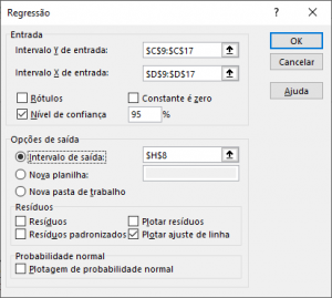 Como fazer regressão linear no Excel - Excel e Access
