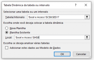 Como fazer tabela dinâmica no Excel - Excel e Access