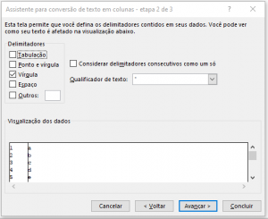 Como dividir no Excel uma coluna - Excel e Access